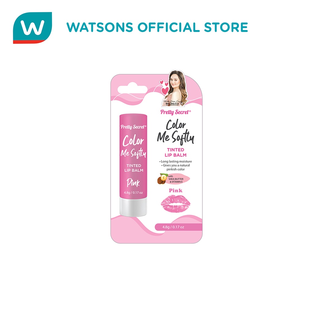 PRETTY SECRET Pink Lip Balm with Tint 4.8g | Shopee Philippines
