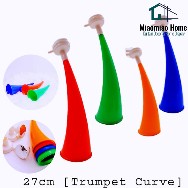 Plastic Trumpet For Kids and Adult Curve Shape 24cm Torotot Toys Horn ...