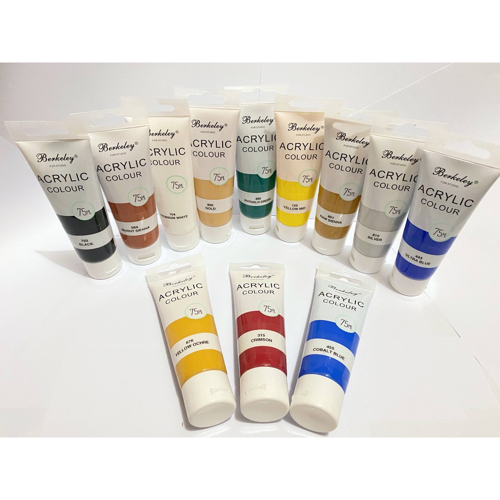 Berkeley for Studio Acrylic color 75ml | Shopee Philippines