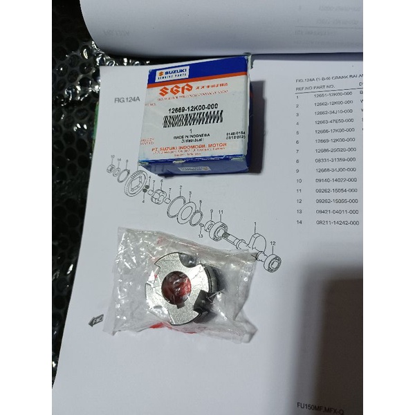 Race driven gear inner balancer (Raider Fi 150) | Shopee Philippines