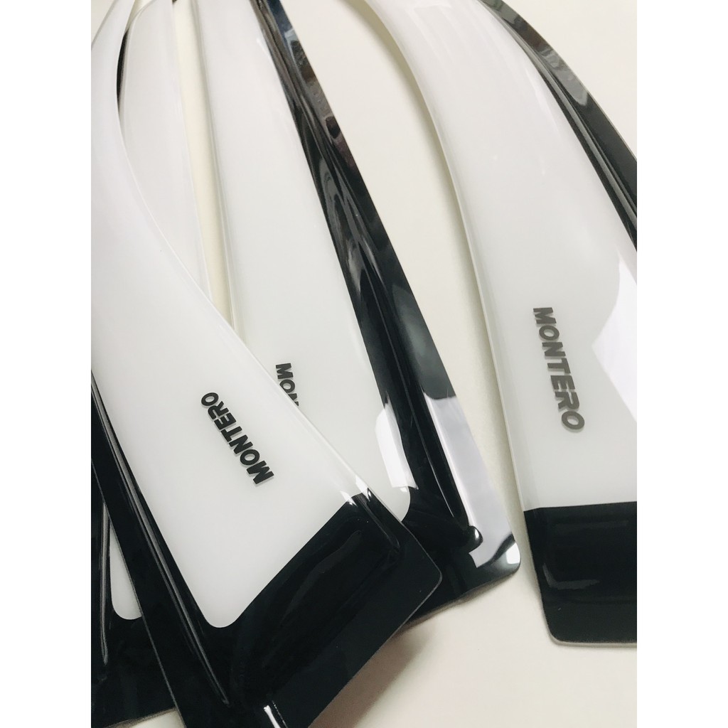 Rain Visor - Mitsubishi Montero 2016 2017 2018 2019 2020 2021 2 Tone ...