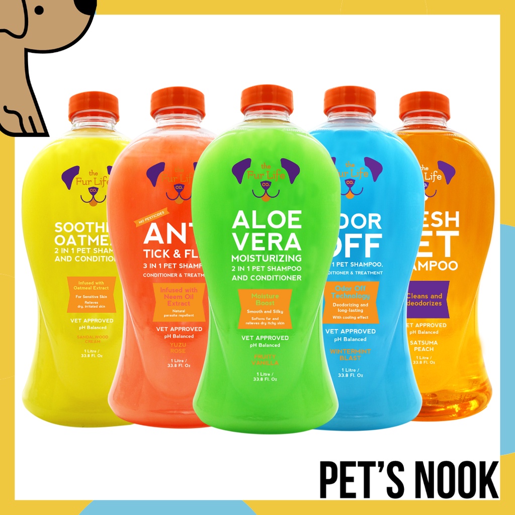The Fur Life - Vet Approved pH Balanced Dog Shampoo - Itchy Relief ...
