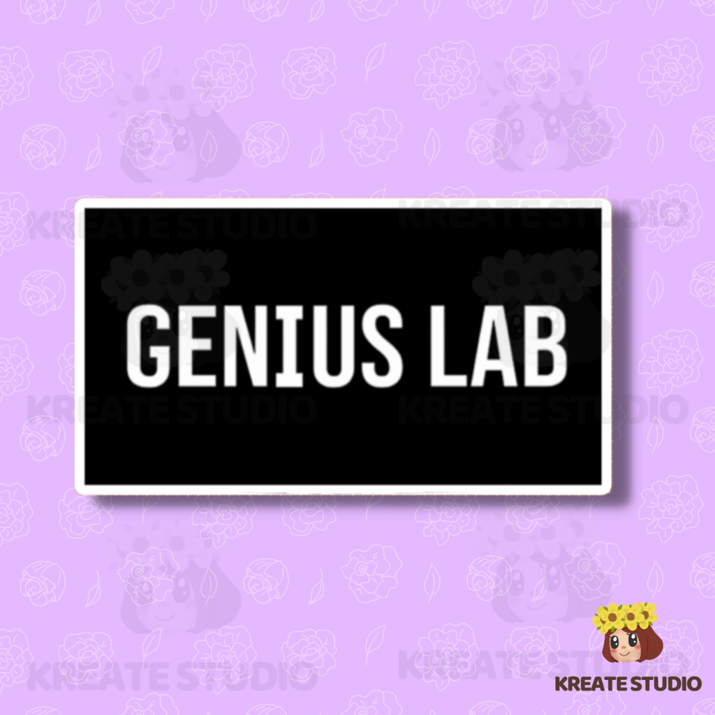 GENIUS LAB - BTS SUGA Waterproof Vinyl Sticker | Matte, Glossy and Holo ...