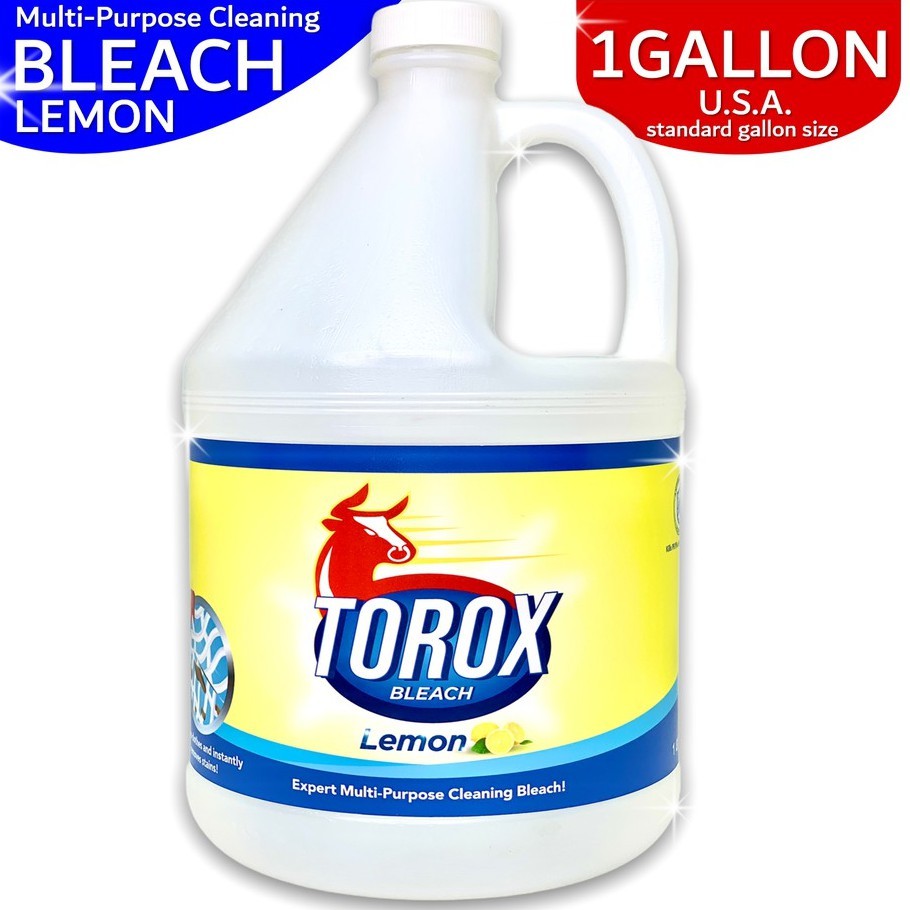 Torox Bleach Lemon Scent GALLON - TOROX LEMON GALLON | Shopee Philippines
