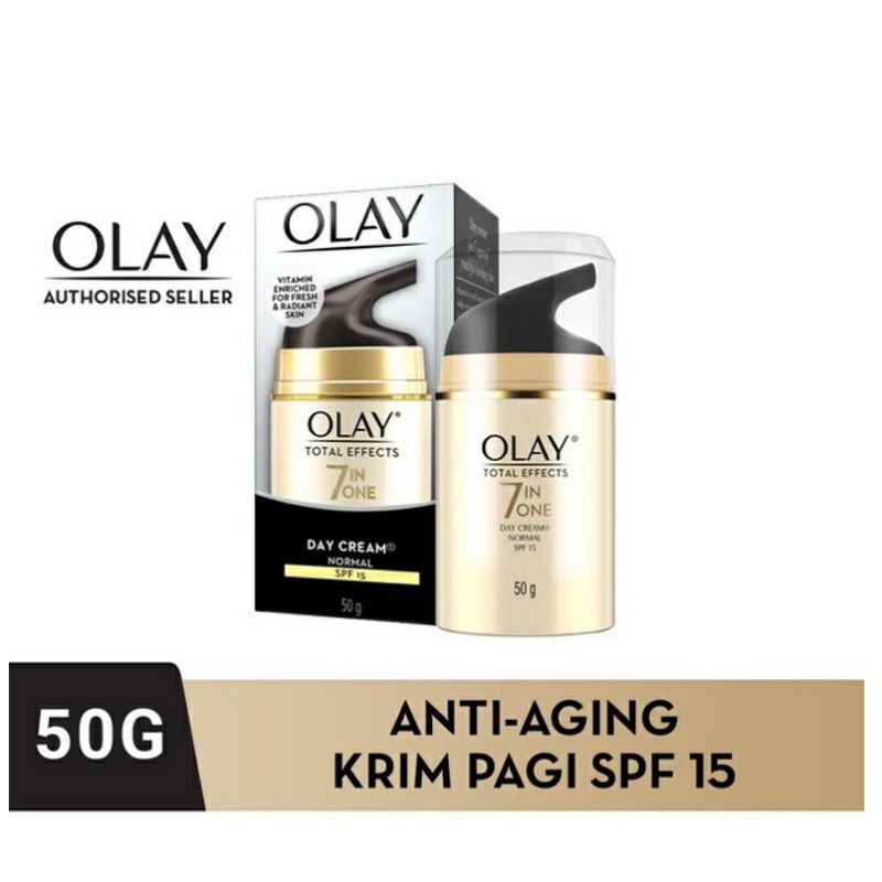Olay Total Effects 7 in One Day Cream Normal SPF15 50ml | Shopee ...