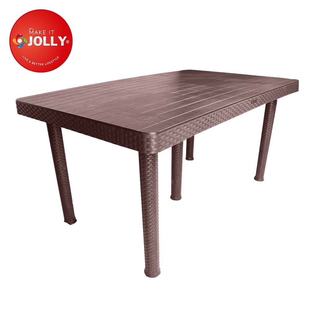 JOLLY PLASTIC Rattan Table (36X60) 8-Seater | Shopee Philippines