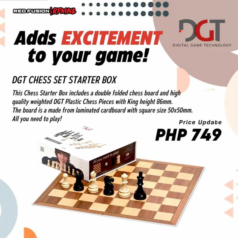 DGT Chess Set Starter Box Set | Shopee Philippines