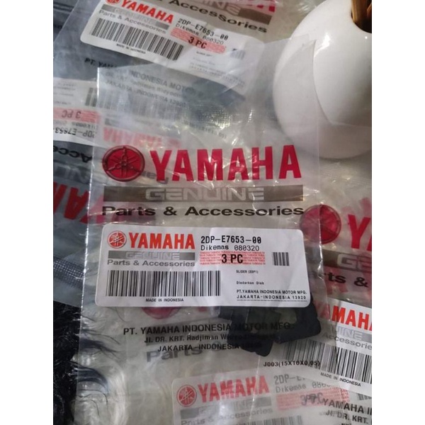 SLIDER PIECE FOR YAMAHA NMAX /AEROX V1 V2 /MIO I 125 (3 PCS) | Shopee Philippines