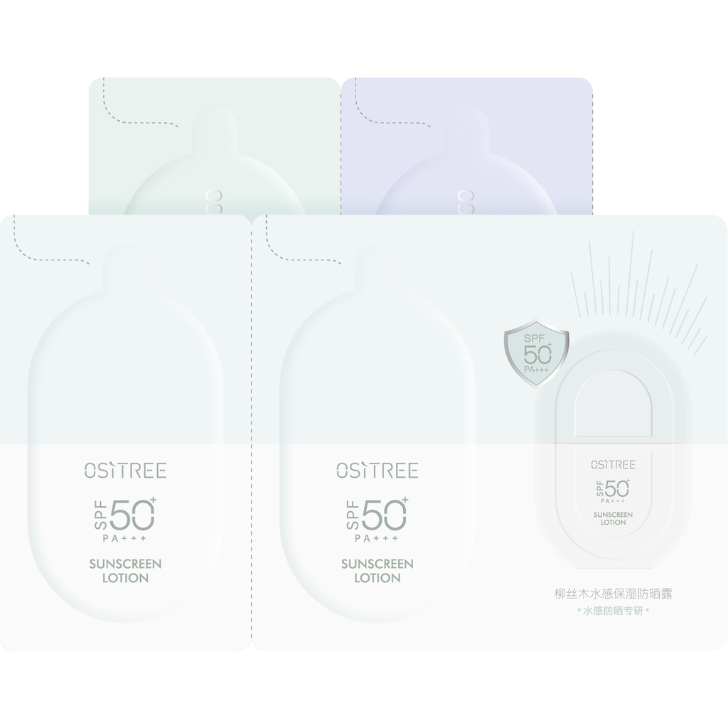 OSITREE Sample Trial Pack Sample Makeup Primer Color-Changing Isolation ...