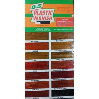 BS PLASTIC VARNISH 950ml WOOD VARNISH 950 ml | Shopee Philippines