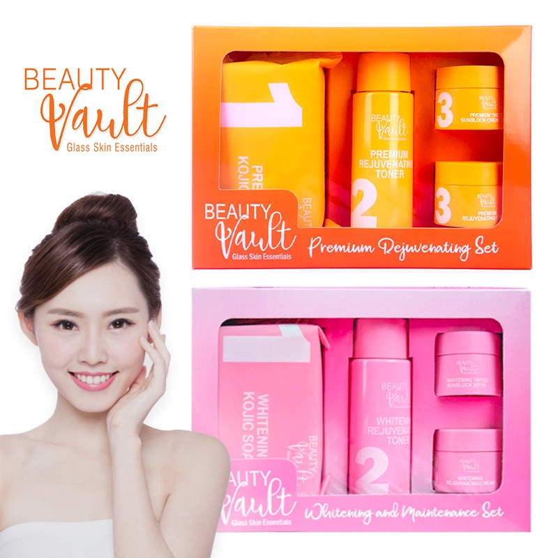Beauty Vault Glass Skin Essentials Rejuvenating Set / Maintenance Set ...