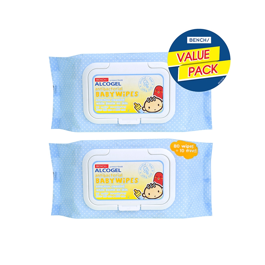 PXS0033A - BENCH/ Alcogel Baby Wipes 90 pulls Value Pack | Shopee ...