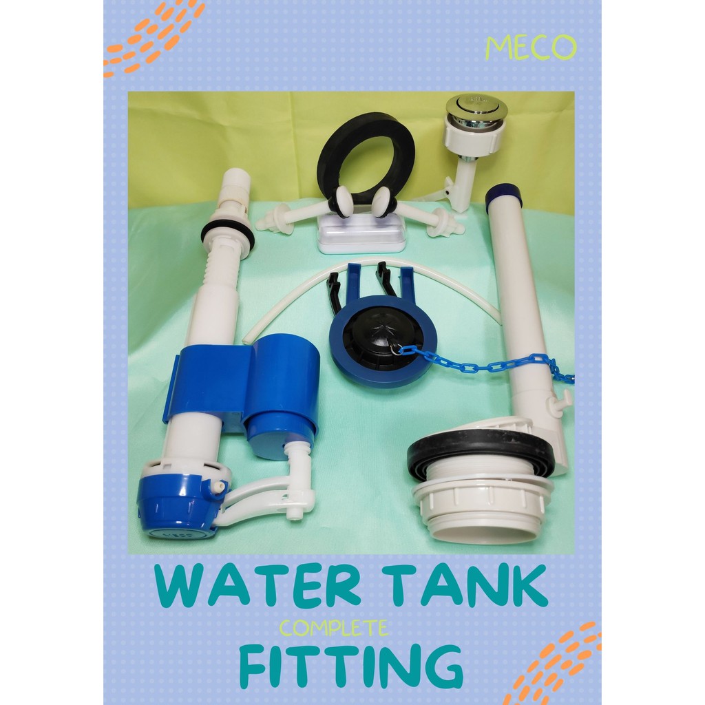 Water Tank Fitting WATER CLOSET Complete Set S103 - Meco pang flush ng ...
