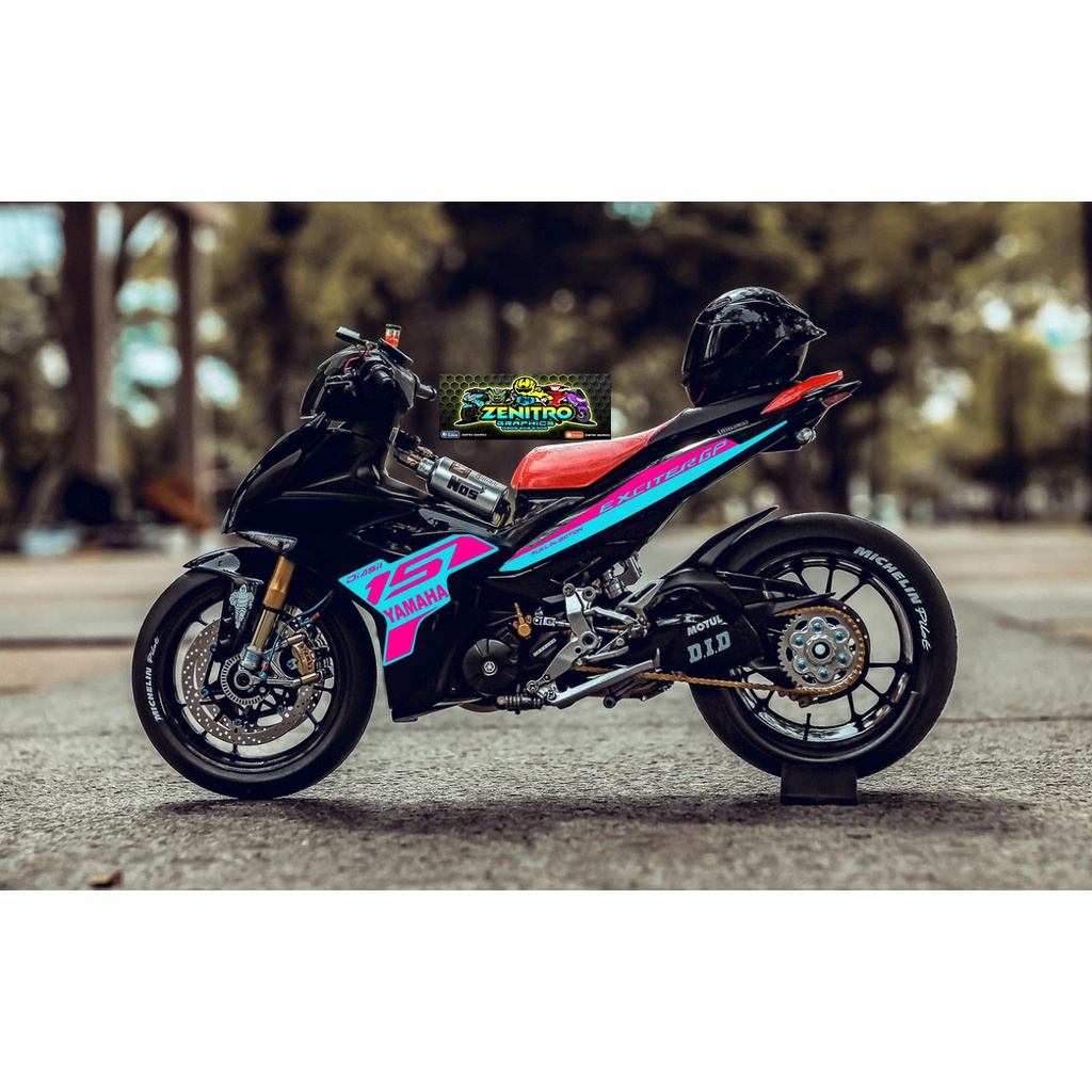 SNIPER 150 - EXCITER GP DECALS (DUAL COLOR) | Shopee Philippines