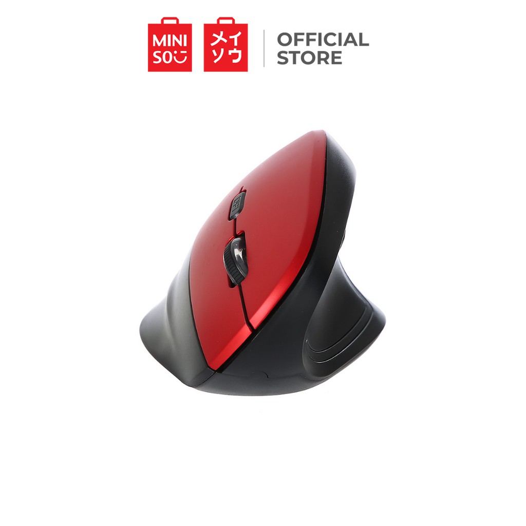 Miniso Wireless Mouse Black and Red | BeeCost