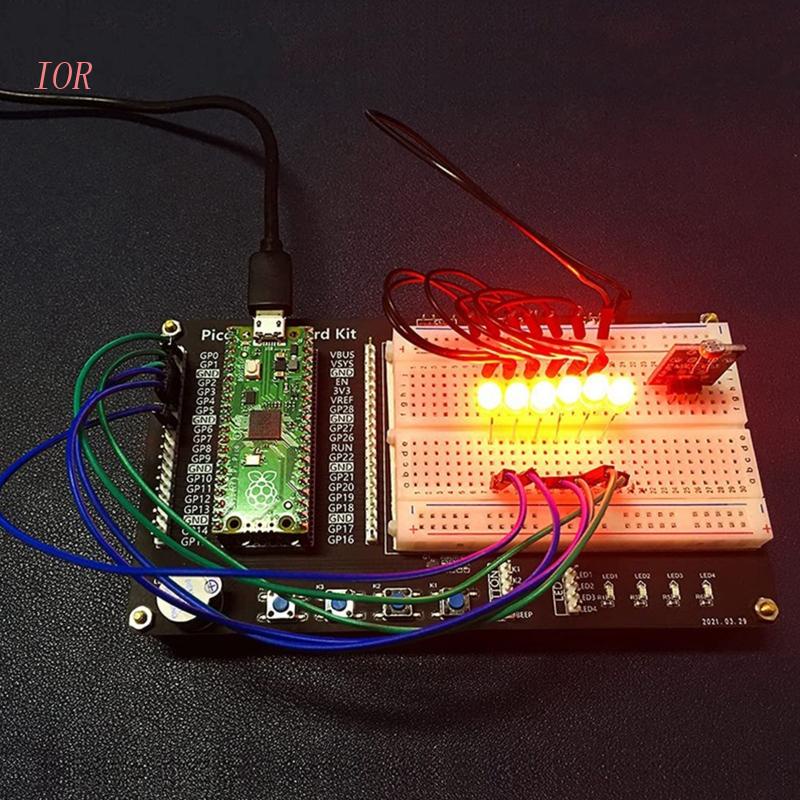 IOR Raspberry Pi Pico Breakout Breadboard Half-Size Built-in LED Light ...