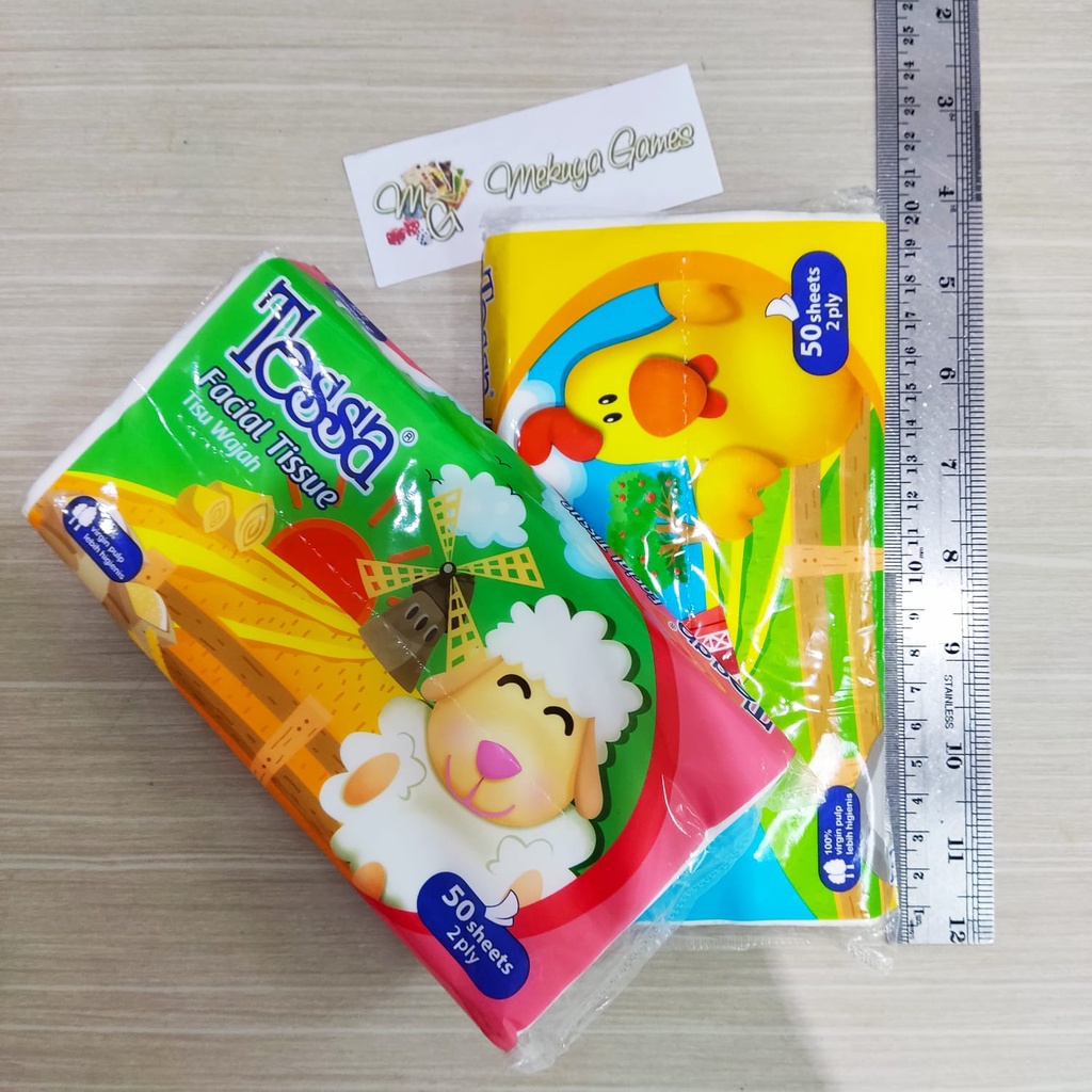 Tessa FACIAL TISSUE 50S 2PLY FACIAL TISSUE | Shopee Philippines