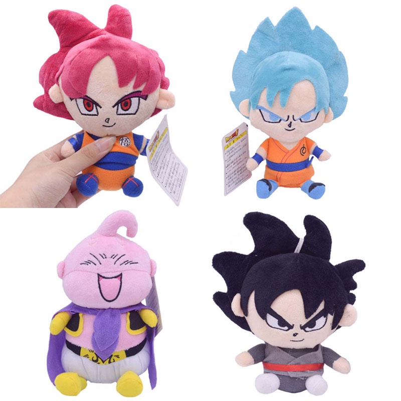 Anime Dragon Ball God Goku Plush Toy Cute Majin Buu Vegeta Goten ...