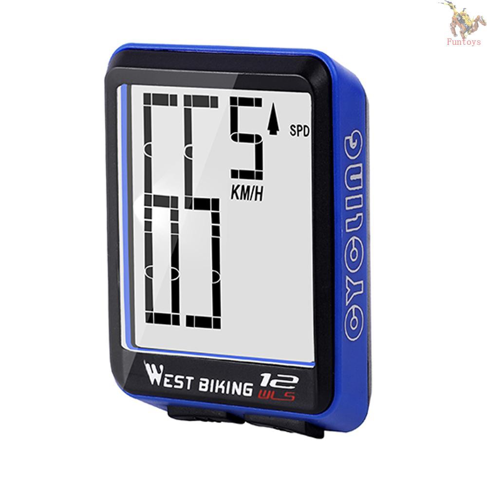 FUTO Wireless Bicycles Computer Large Digital Bike Computer Odometer ...