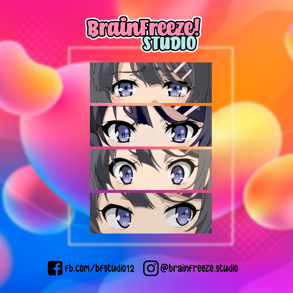 ANIME STIX: Bunny Girl Senpai Mai Sakurajima Stickers -Matte Vinyl ...
