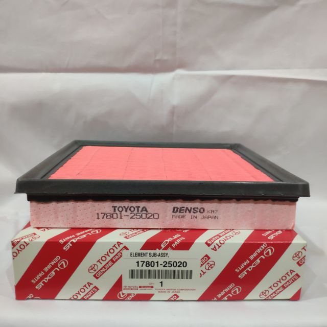 AIR FILTER 17801-25020 LEXUS ES350 2018-PRESENT 3.50L, TOYOTA CAMRY 2016-PRESENT, TOYOTA HARRIER ...