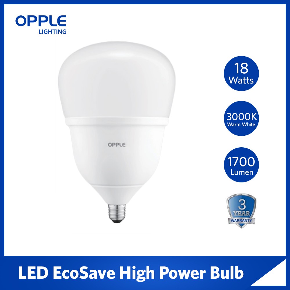 Opple LED bulb E27 EcoSave High Power Bulb - Daylight / Warm White ...