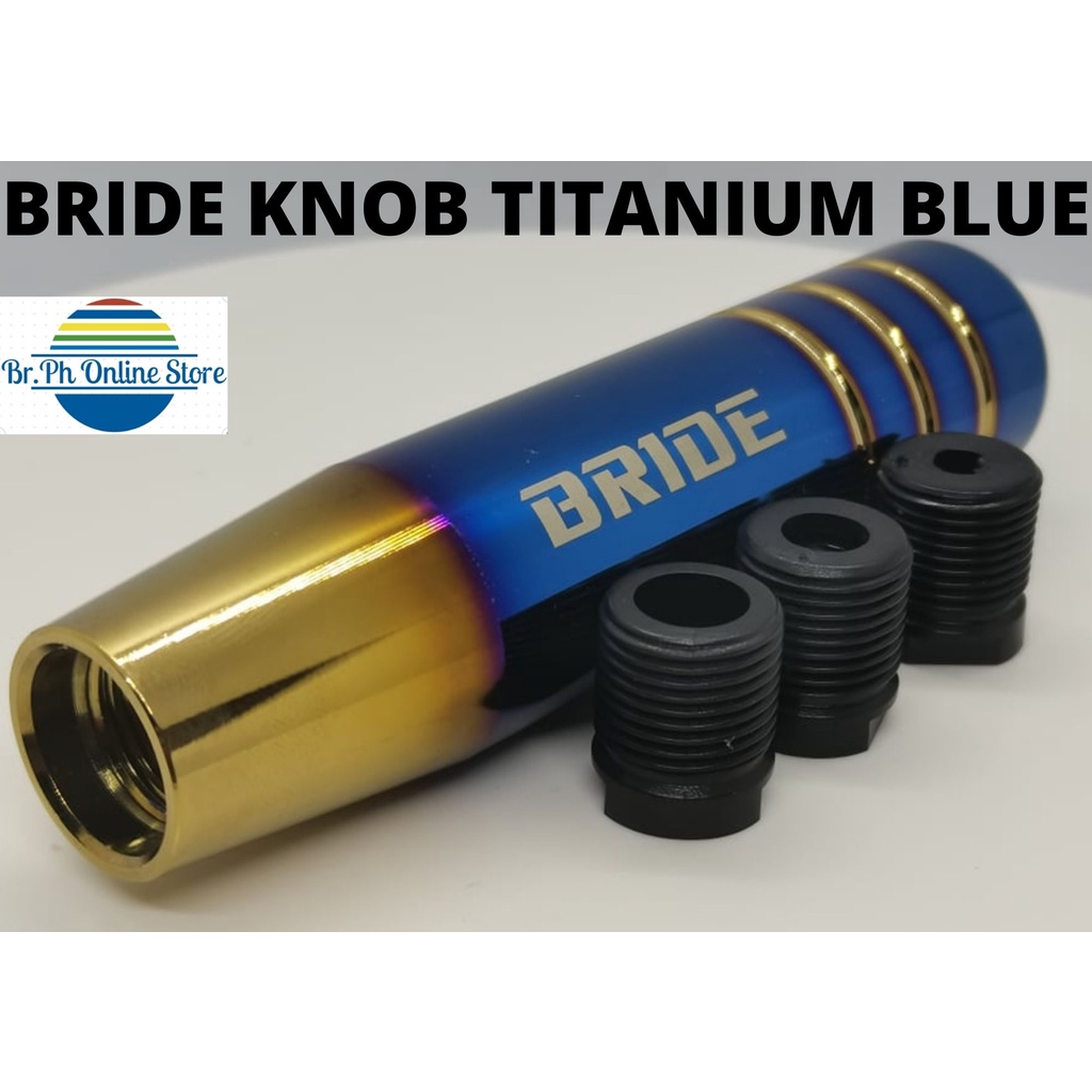 Universal Racing Car BRIDE Titanium Burnt Blue Gold Aluminum Car Gear ...