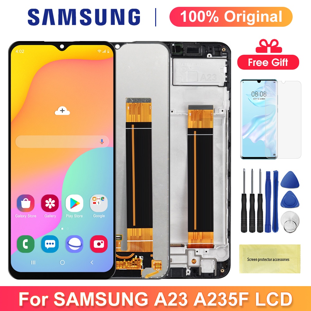 6.6'' Original Samsung Galaxy A23 LCD A235 A235F 235F/DS Display Glass ...