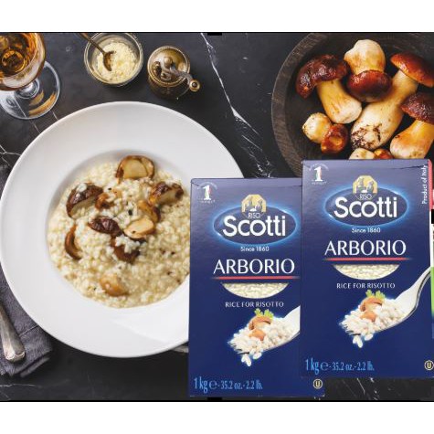 Riso Scotti Arborio Rice 1 kg for Risotto (2 boxes) | Shopee Philippines