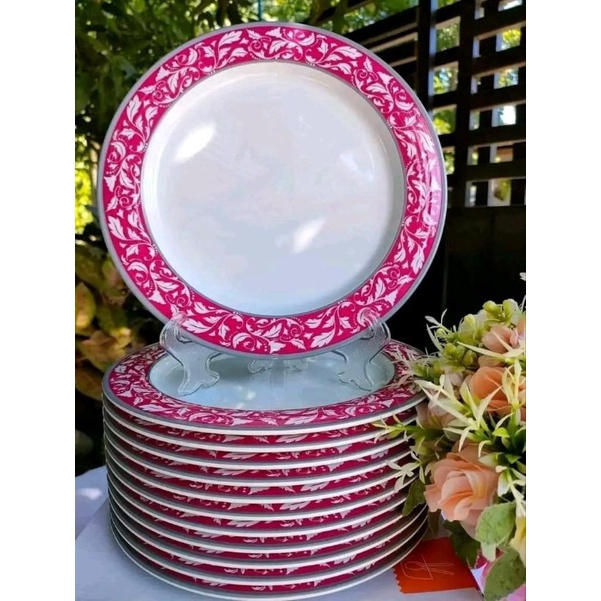 Tupperware Calarose Dinner Plates Set of 6pcs | Shopee Philippines