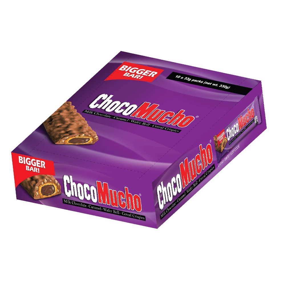 CHOCO MUCHO MILK CHOCOLATE (10s x 33g) | Shopee Philippines