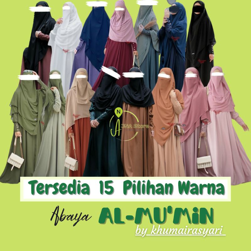 Abaya / AL-MUMINAH GAMIS AL-MUMINAH ORIGINAL PREMIUM SHAKILA Materials ...