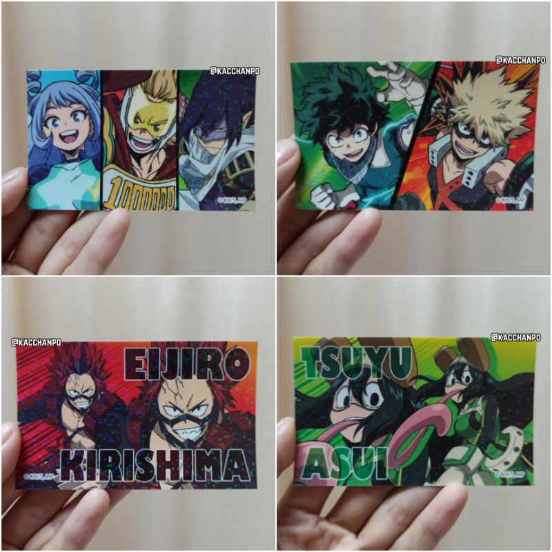 Wafer Card BNHA Official Merchandise Nejire Mirio Tamaki Bakugo Deku ...