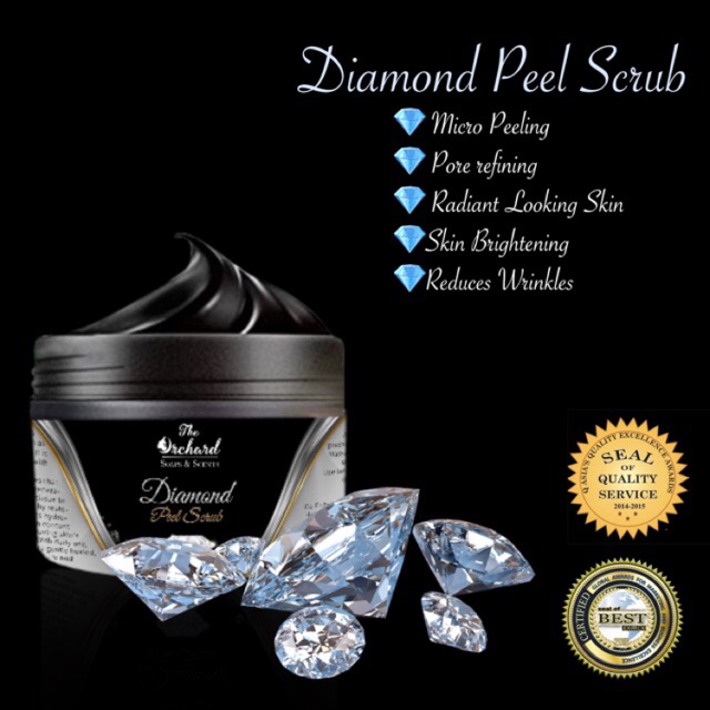 Diamond Peeling Scrub (microbead exfoliator for whole body whitening ...