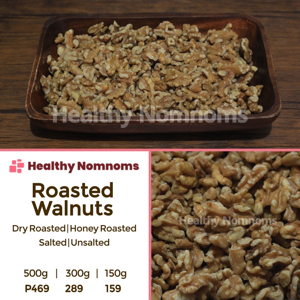 Roasted Walnuts - Imported from US - Fresh Roasted (500g, 300g & 150g ...