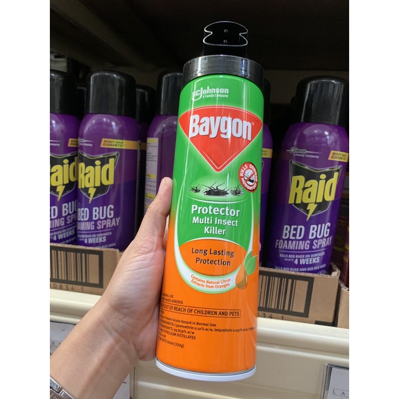 Baygon Protector Multi Insect Killer 500ml | Shopee Philippines