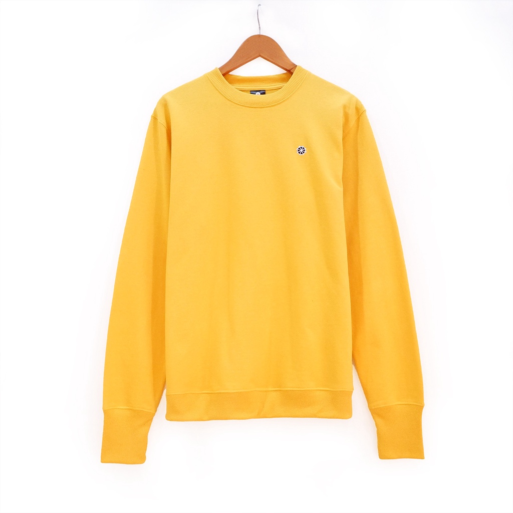 LOYAL Men's Pullover with Logo in Mustard Yellow | Shopee Philippines