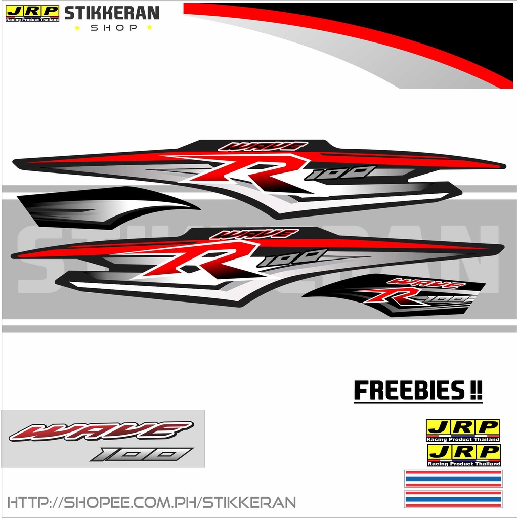 HONDA WAVE 100R STOCK DECAL | Shopee Philippines