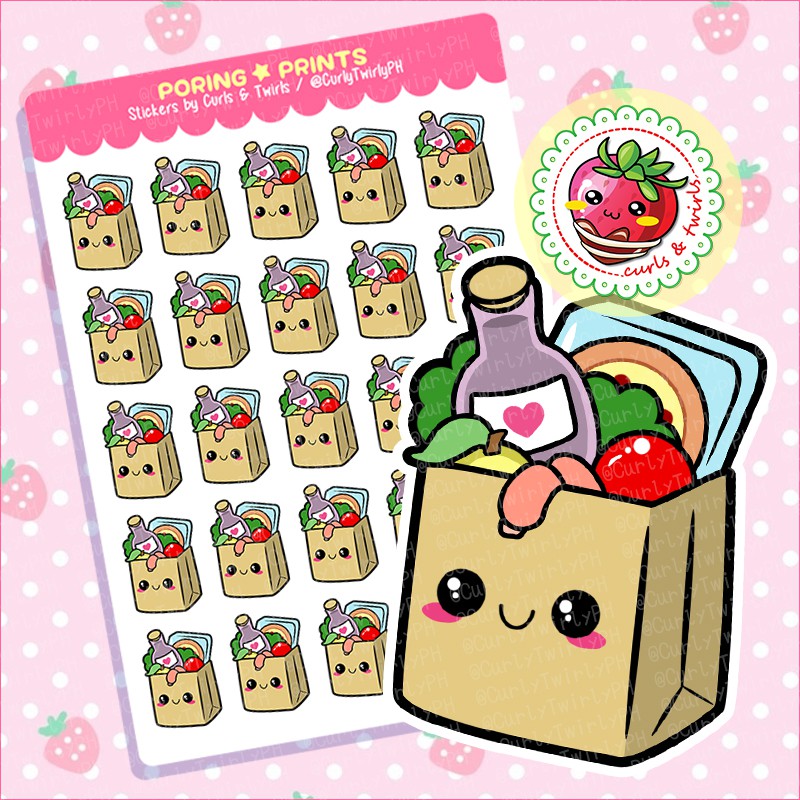 [GROCERY] Cute Kawaii Planner Stickers | Shopee Philippines