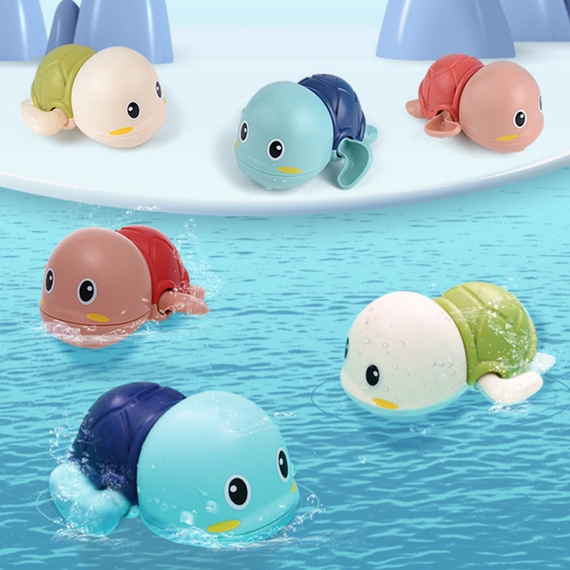 Bathtub Pool Swimming Clockwork Turtle Children Little Turtle Toys Baby ...