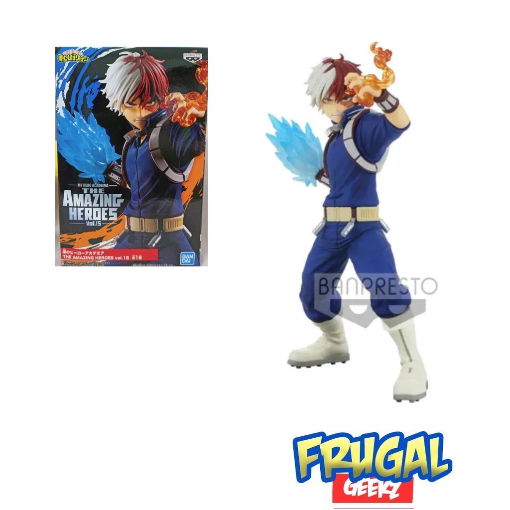 Banpresto My Hero Academia Amazing Heroes Vol. 15 Shoto Todoroki Action Figure Collectible ...