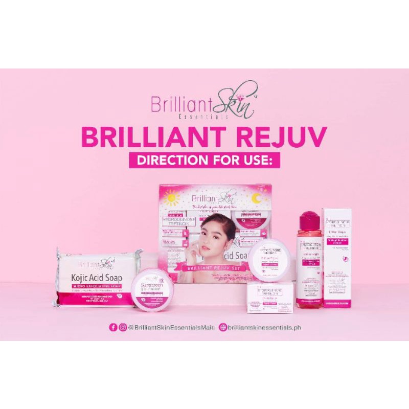Brilliant Skin REJUVENATING SET ORIGINAL AND LEGIT WITH FDA and CPR ...