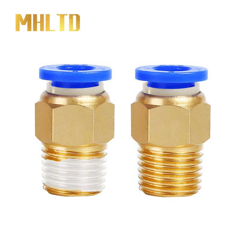 Pneumatic Fitting PC PCF 14-02 14-03 14-06 12/14/16mm Bspt Tread 1/8 ...