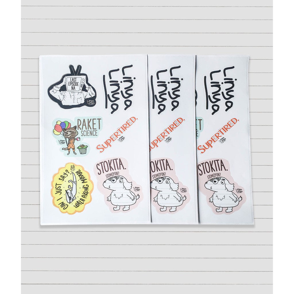 Linya-Linya Sticker Pack: Stokita | Shopee Philippines