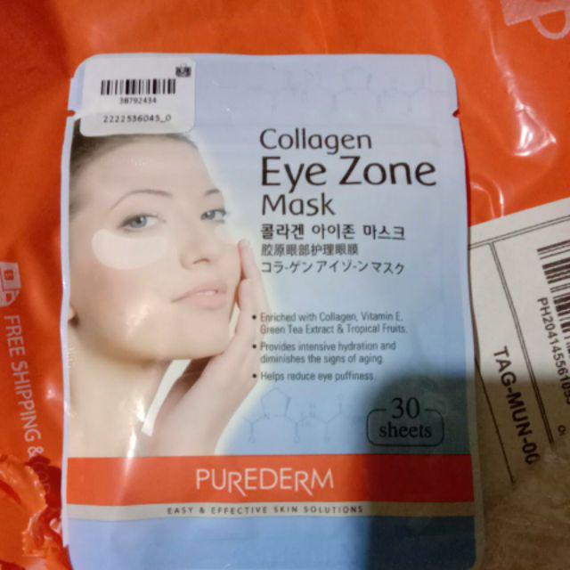 Purederm Collagen Eye Zone Mask 30sheets | Shopee Philippines