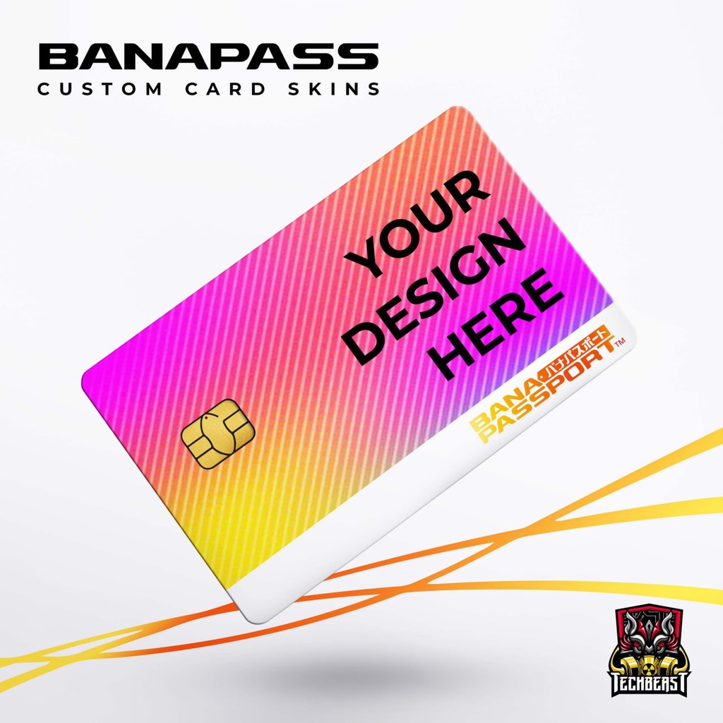 3M Custom Banapass Banapassport Bandai Namco Skins Vinyl Wrap Quality ...