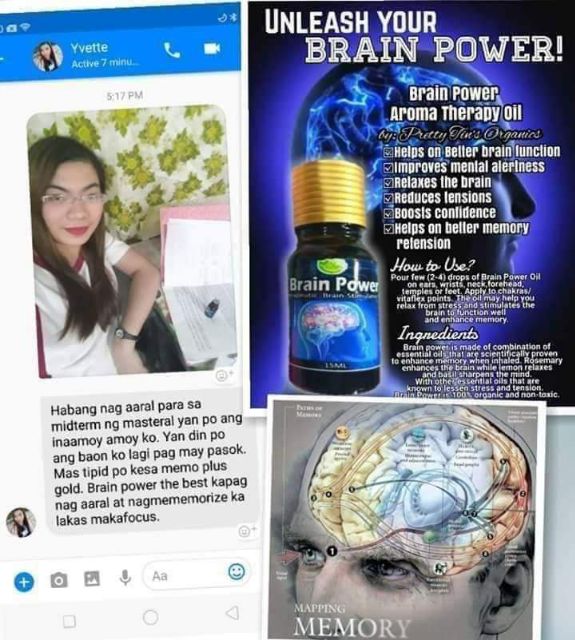 Memory Enhancer Aromatherapy | Brain Power Essential Oil | Brain ...