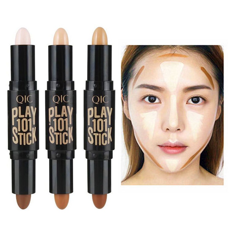 QIC Duo Contouring Stick | Concealer Contouring | 3D Nose Shadow Stick ...