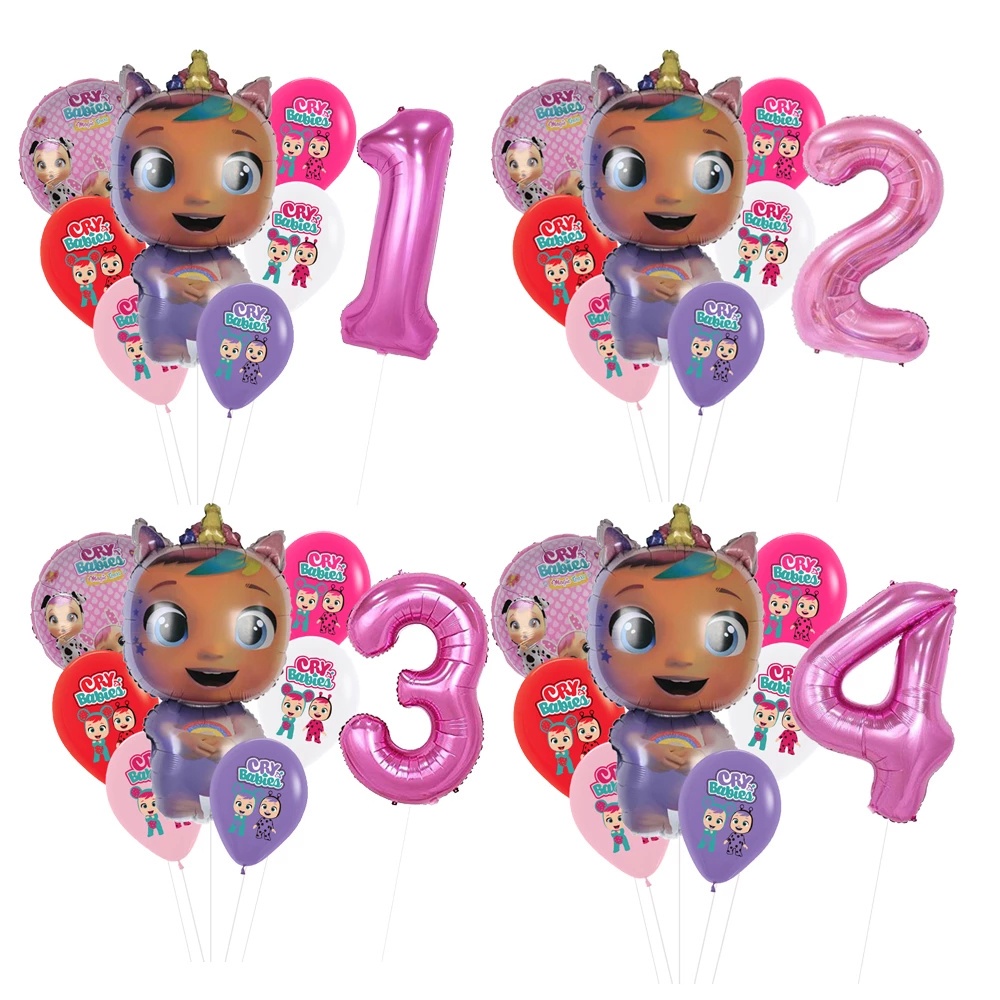 Cry Babies Balloon Cry baby Theme Party Supplies Baby Shower Birthday ...