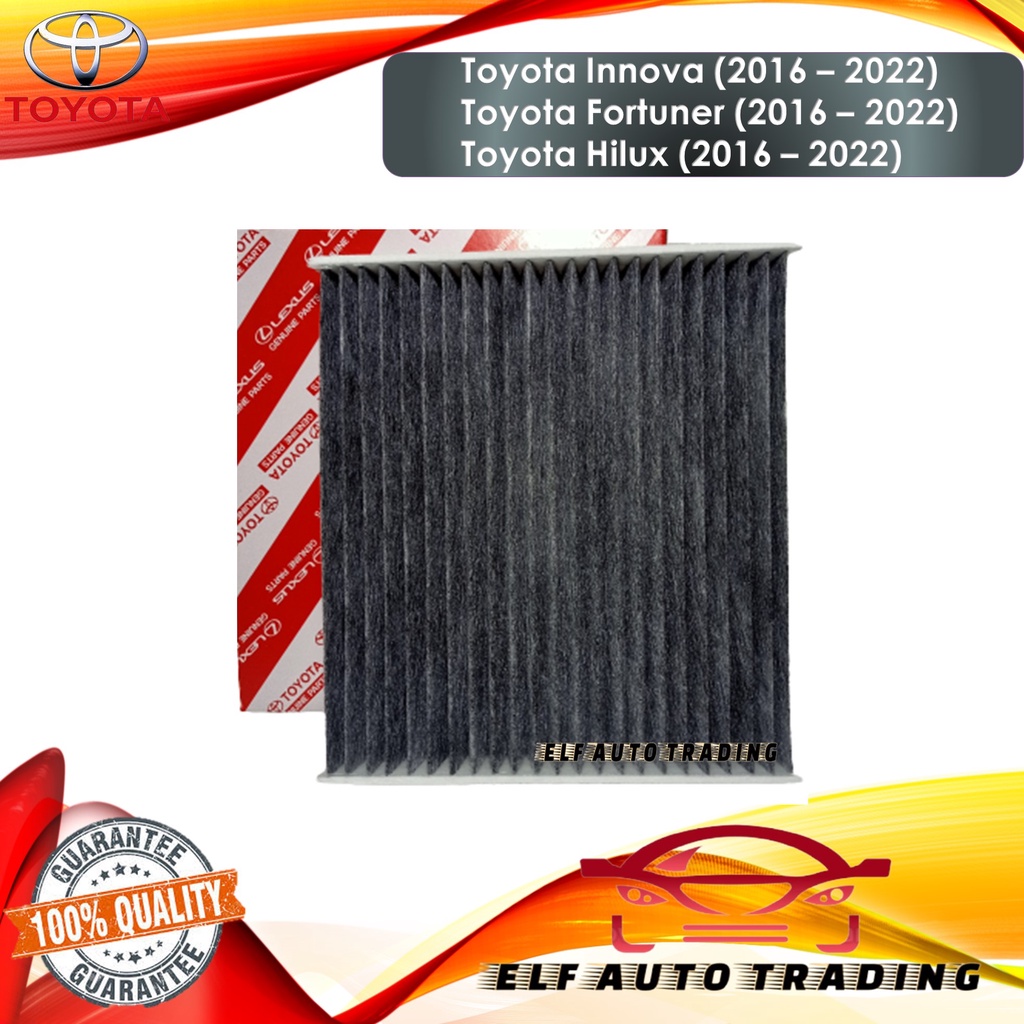 Charcoal Cabin Filter for Toyota Innova (2016-2022), Fortuner (2016 ...